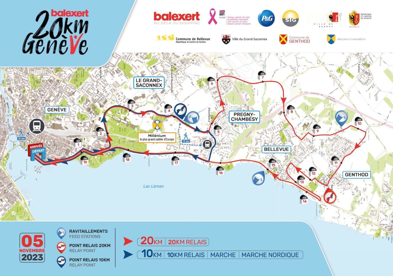Gagnez votre dossard pour les Balexert 20km de Genève | Radio Lac